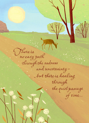 No Easy Path Sympathy Card | Cardstore