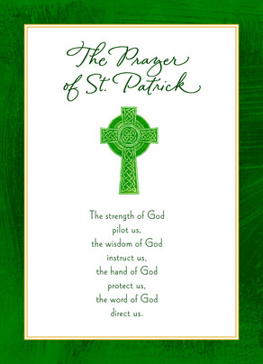 St Patrick Prayer St. Patrick's Day Card | Cardstore