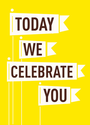 Today Celebrate You Happy Birthday Card | Cardstore