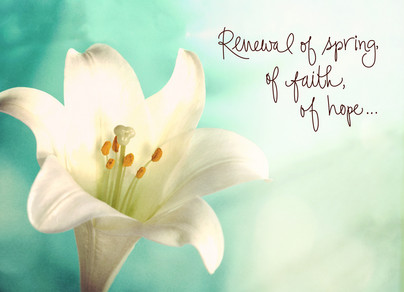 Renewal Spring Faith Easter Card | Cardstore