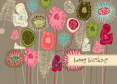 Flower Field Birthday Happy Birthday Card | Cardstore