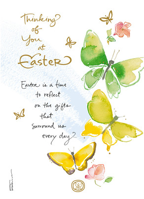 Easter Butterflies Easter Card | Cardstore