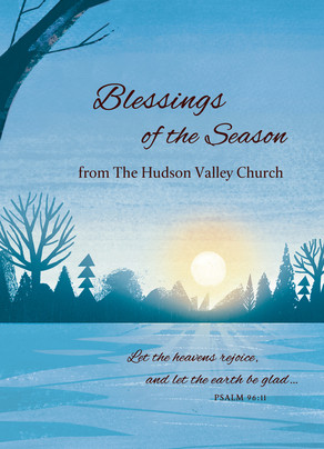 Blessings of the Season - Winter Scene Christmas Card | Cardstore