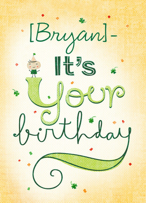 St. Patrick's Day Birthday St. Patrick's Day Happy Birthday Card ...