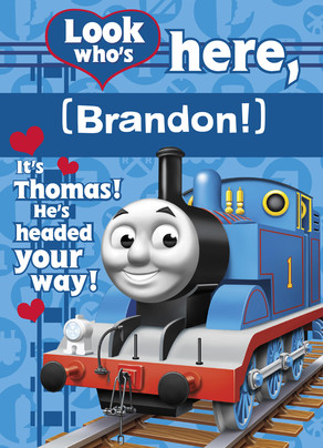 Thomas the Tank Valentine Valentine's Day Card | Cardstore
