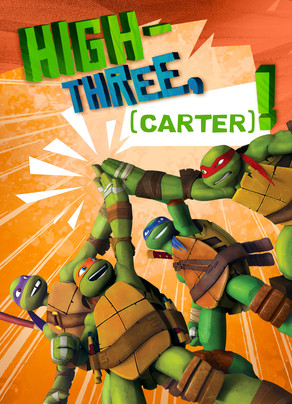 TMNT - High-three Congratulations Card | Cardstore